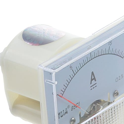 0-20A Analog Amp Meter Ammeter Current Panel Ammeter Gauge 20A– UNIQKART