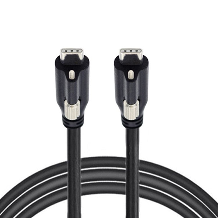 UC-047-1.2M USB 3.1 Type-C Locking Connector to USB 3.1 Type-C Cable f ...