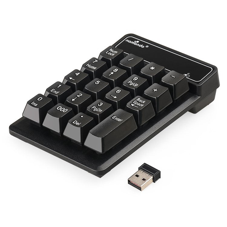 2.4G Wireless Mini Numeric Keyboard Suspended Mechanical Keyboard 19-k ...