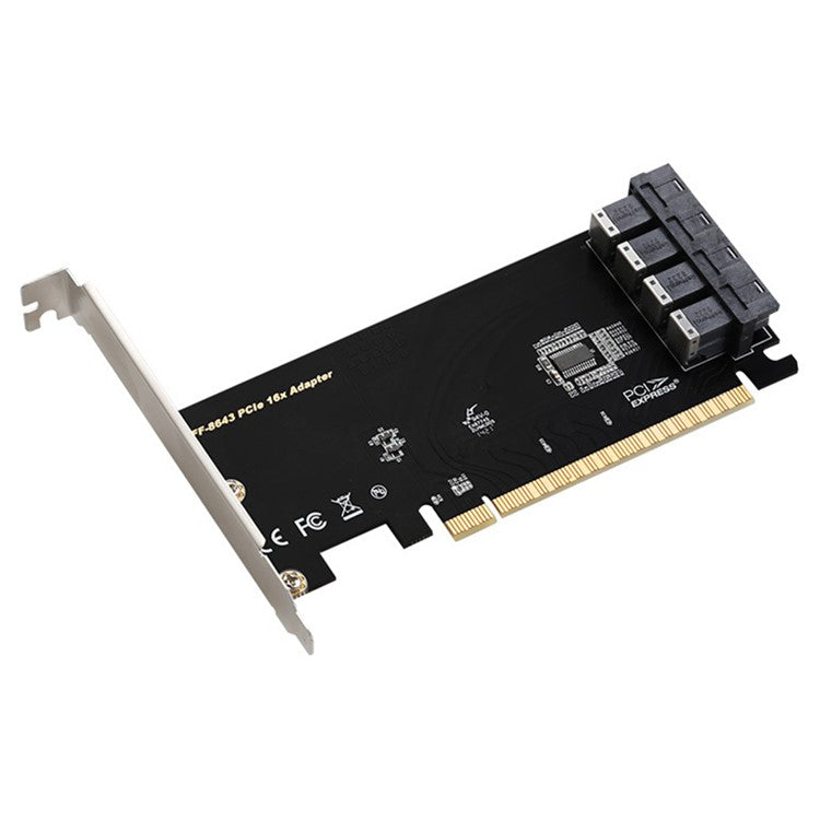 TXB128 SFF8639 Interface 4-port Nvme Adapter Card Solid State Drive to ...