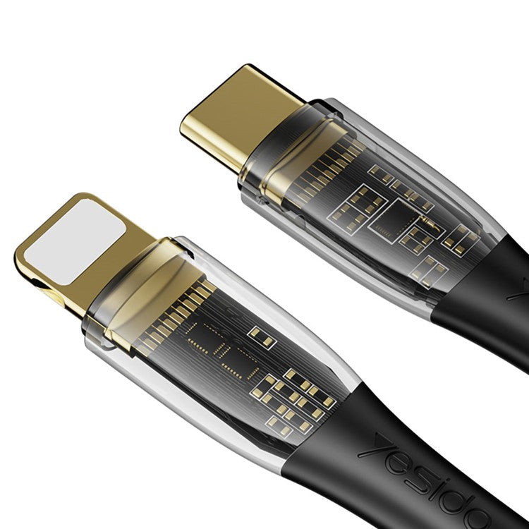 YESIDO CA101 PD 20W Fast Charging Cable 1.2m Type-C to Lightning Data ...