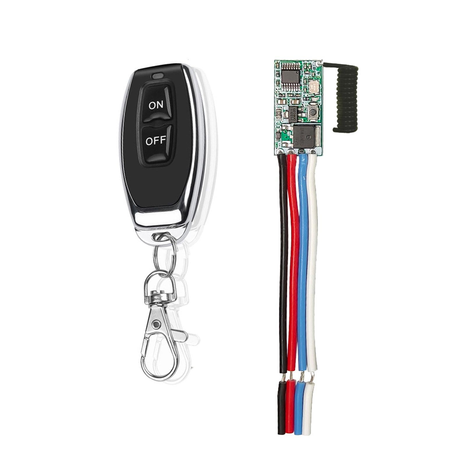 RF 433MHz Mini Wireless Remote Control Switch Receiver On off Black An ...