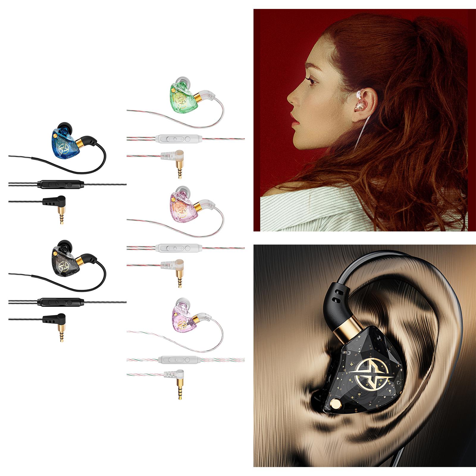 x6 Wired Headphone Wrap In-Ear 360 Deep Bass 3.5mm for Gaming Sports B ...
