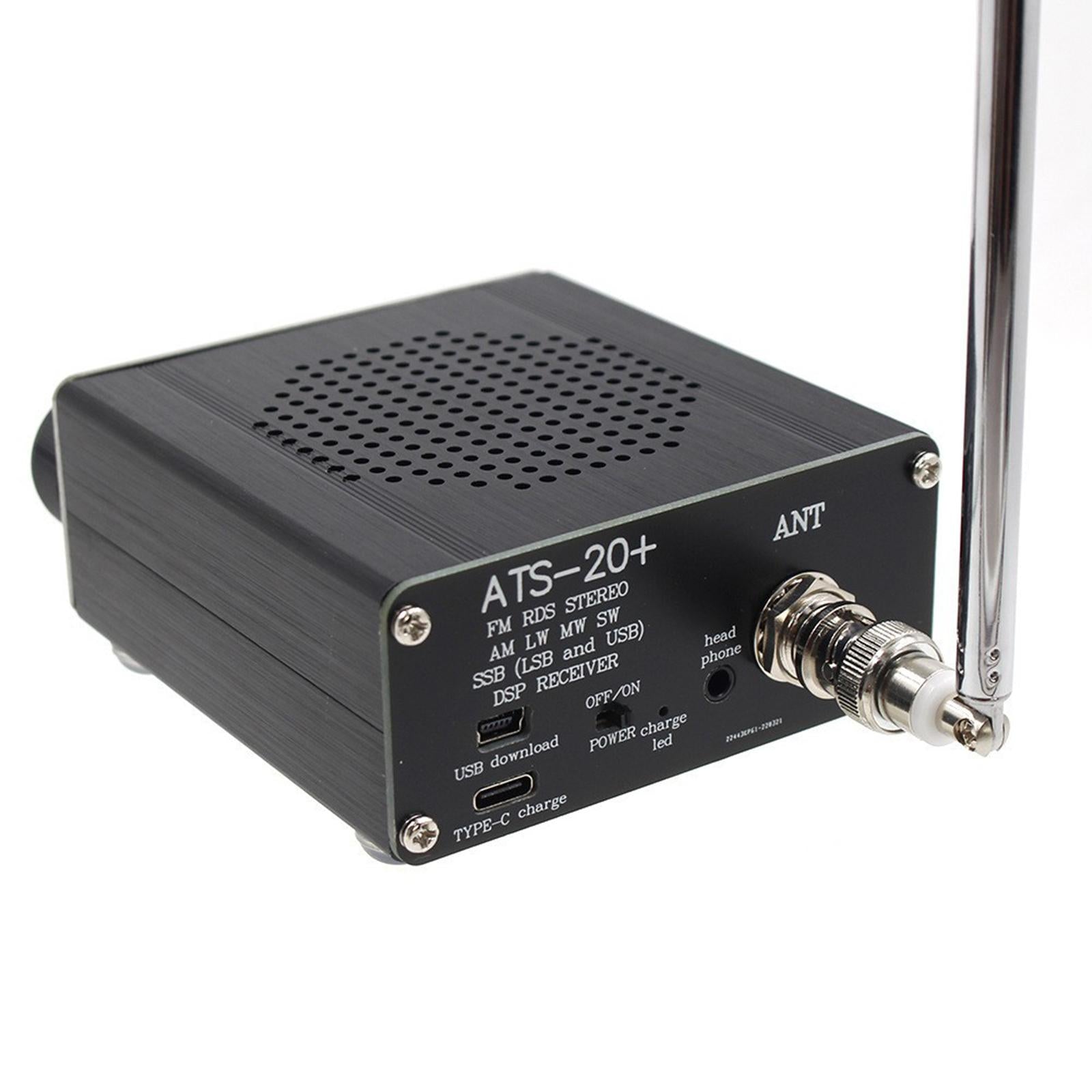 ATS-20+ SI4732 Radio Receiver 3.5mm Audio Output Attachments Stable Po ...