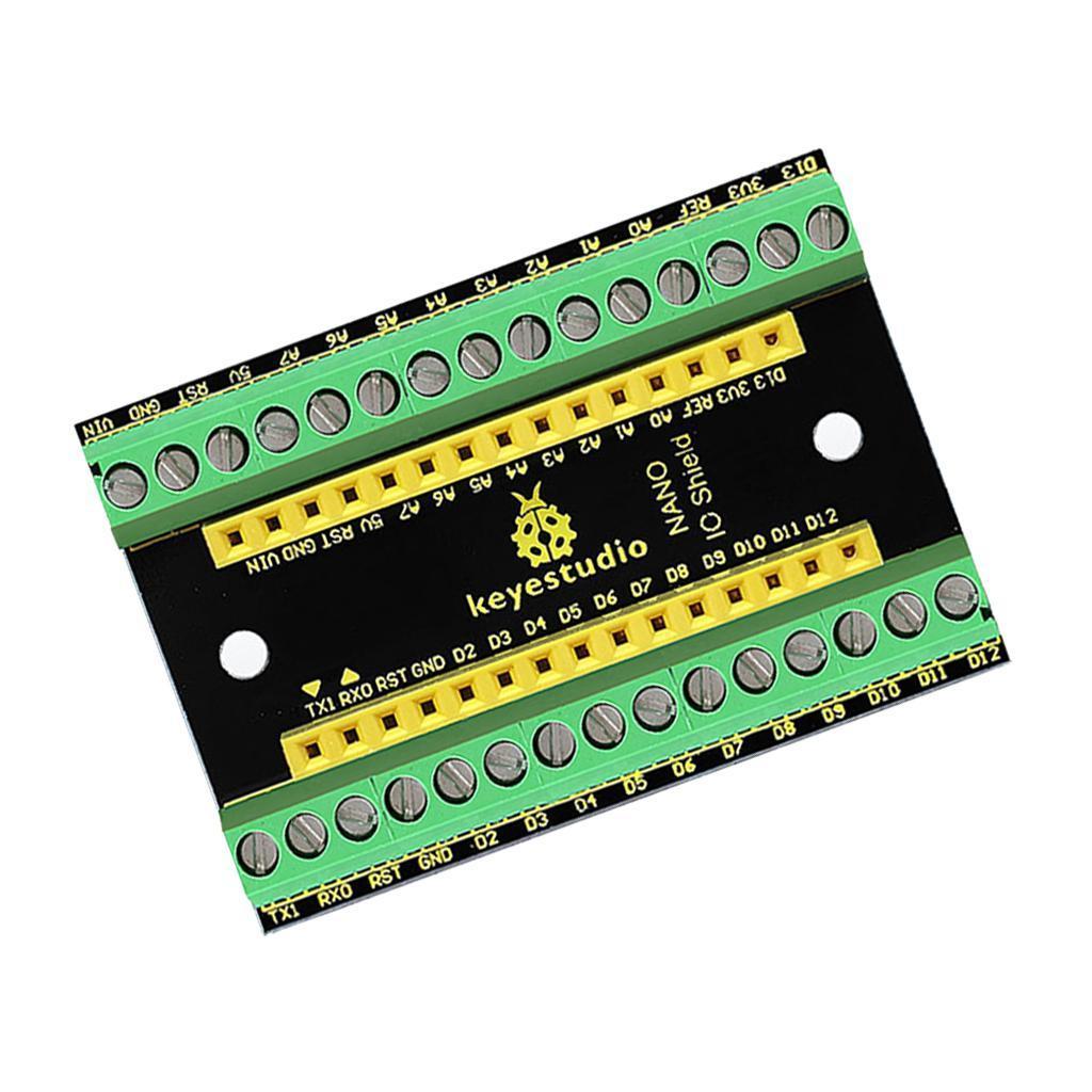 Keyestudio Arduino NANO Terminal Breakout Shield KS0250 IO Flux Worksh ...