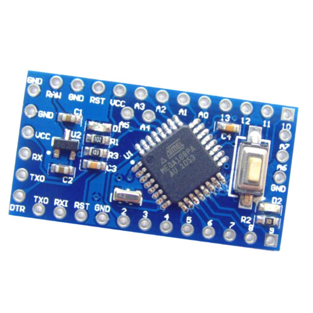 Arduino Pro Mini ATmega 168 AVR Development Board,5V/3.3V Microcontrol ...