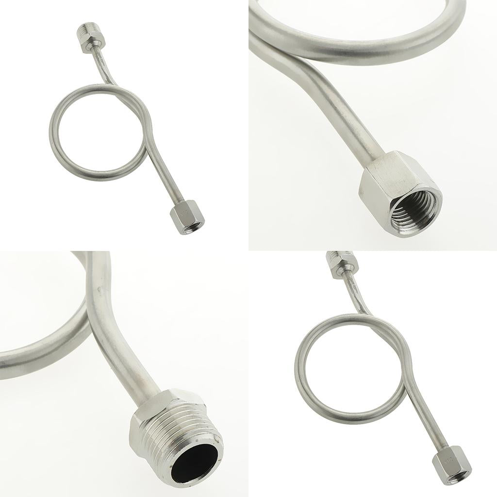 Stainless Steel Buffer Coil Elbow Tube Pipe Valve For Pressure Gauge M ...