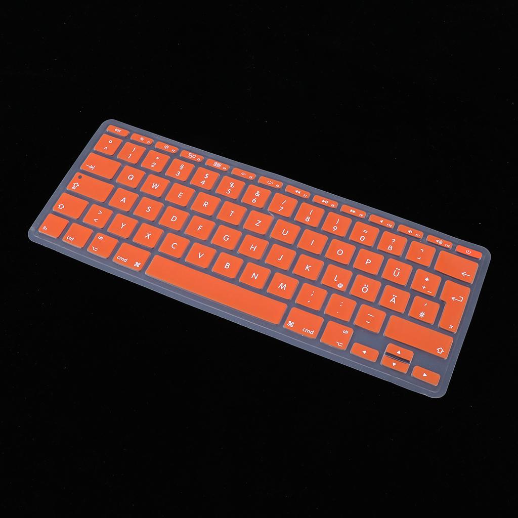 German Phonetic Keyboard Film Cover for European 11inch Macbook orange ...