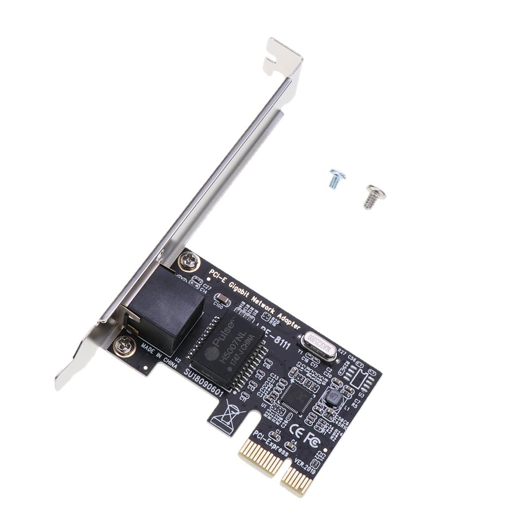 Single Port Gigabit Ethernet NIC PCI E Network Adapter Card for Comput ...