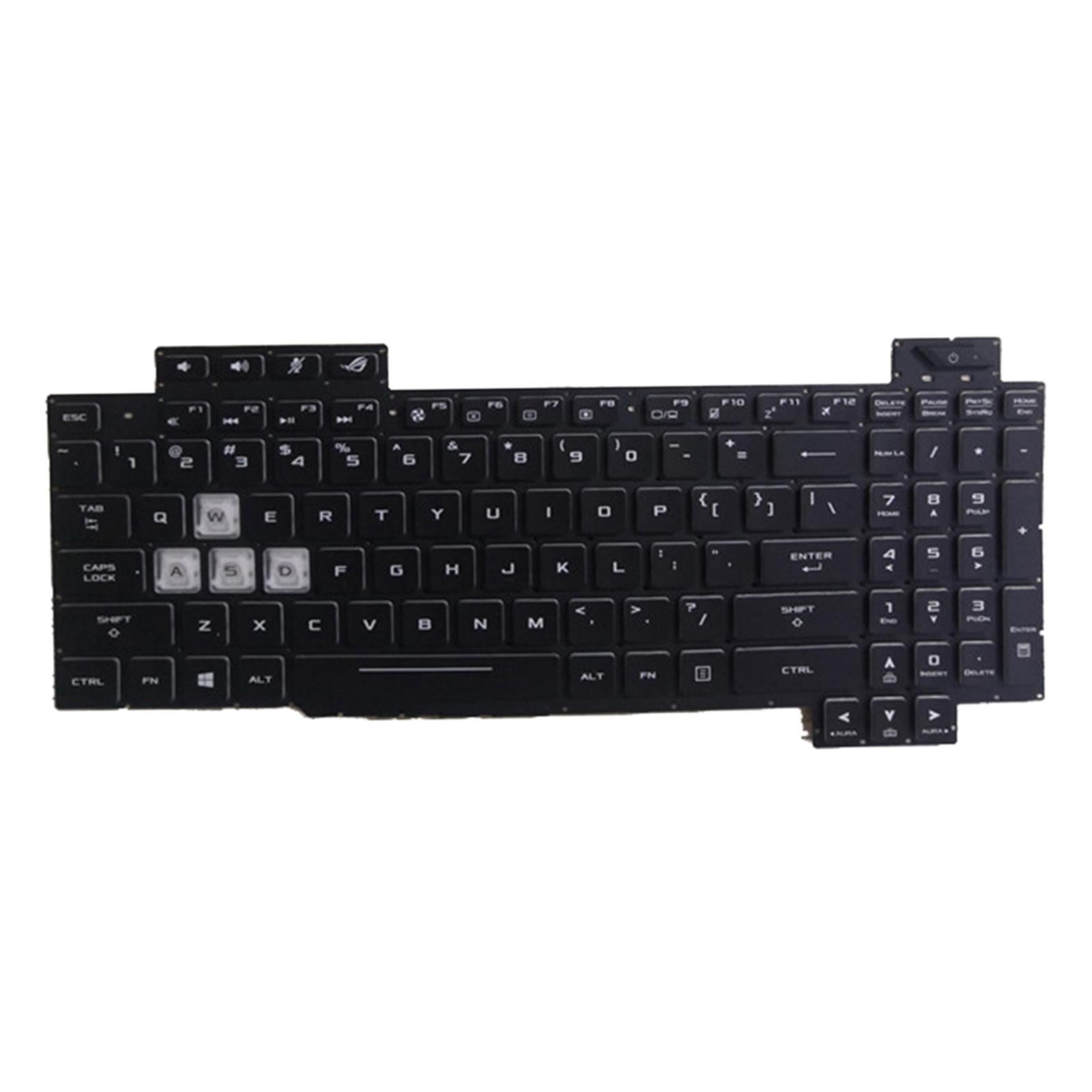 Laptop Full Keyboard Layout Accessory Black for Asus ROG STRIX SCAR II ...