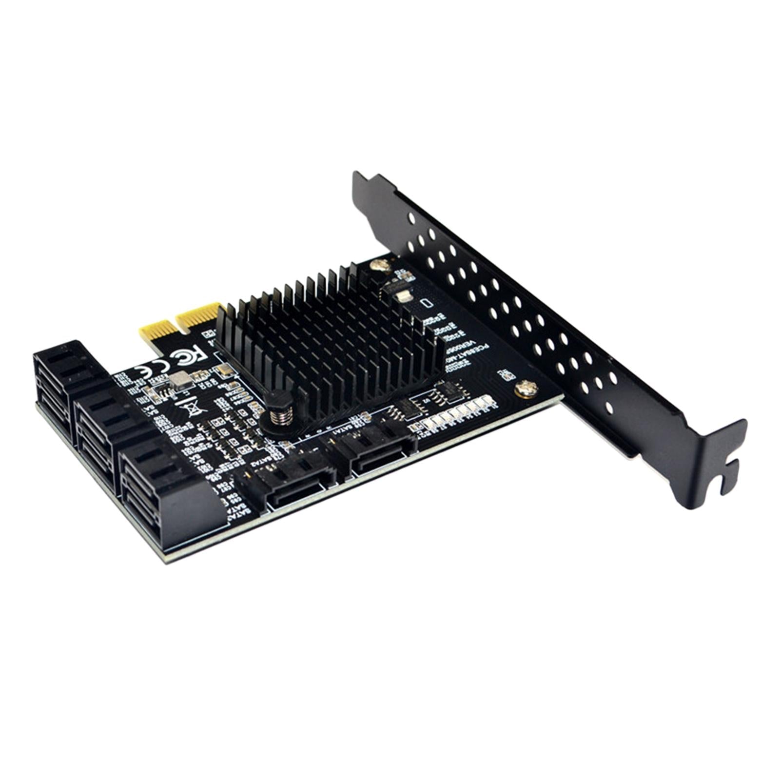 PCI-e SATA Expansion Card 8 Port Board Controller 6Gbps for Desktop PC ...