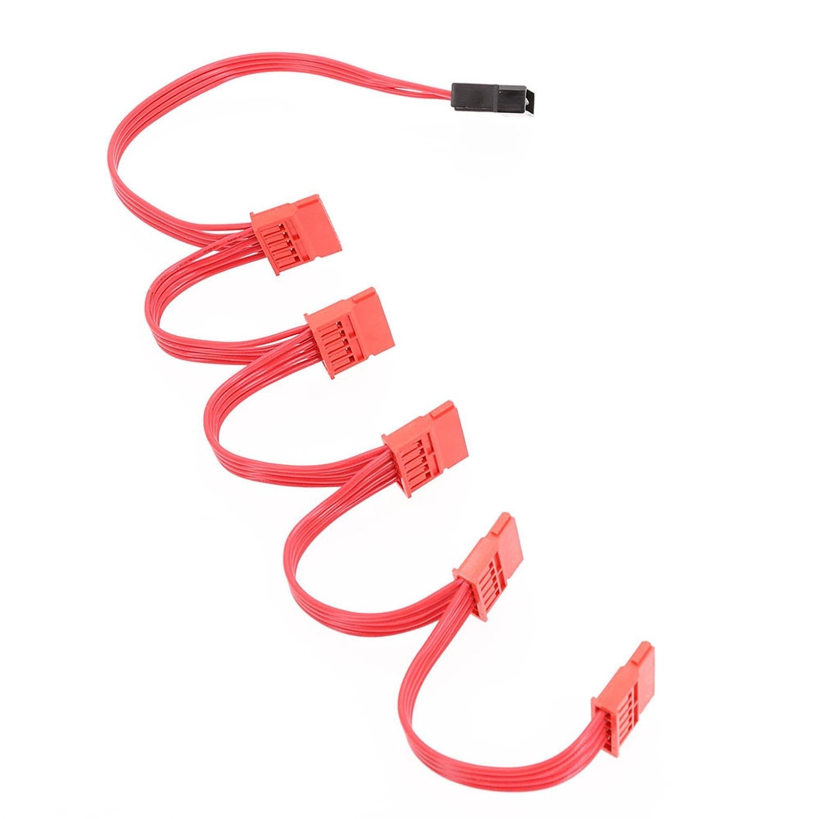 Universal SATA Power Supply Cable 18AWG Wire SATA Extension Cable Stab ...