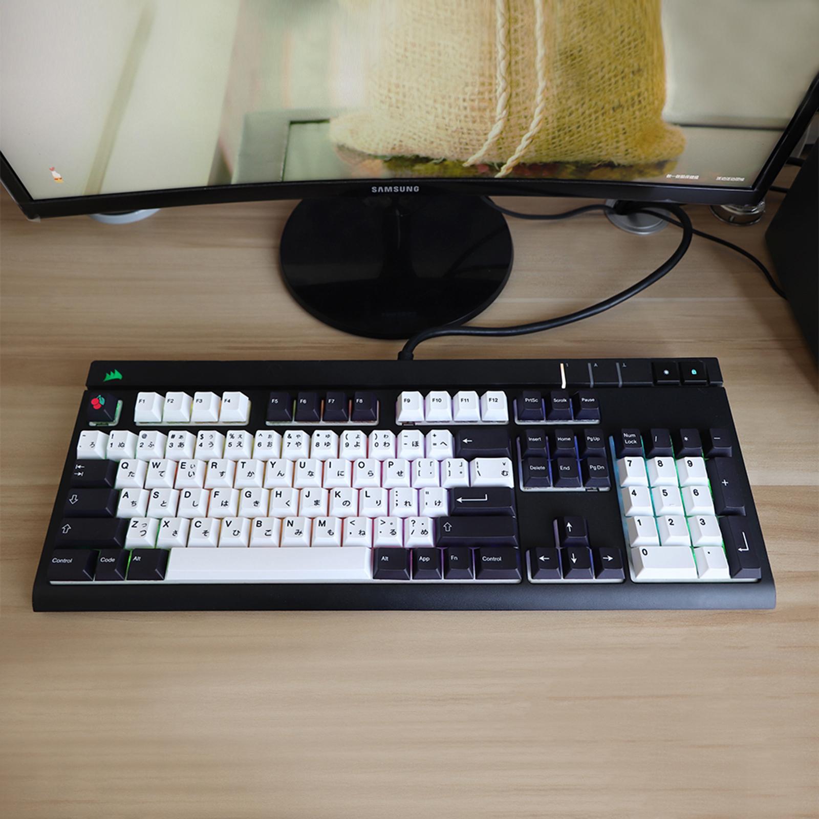 DIY PBT 140 Keys Keycaps Cherry Profile for Mechanical Keyboard Japane ...