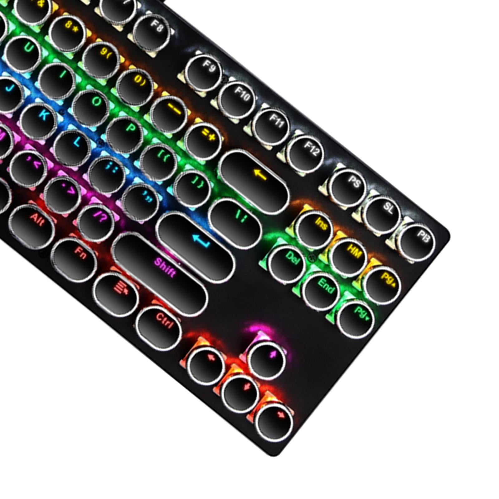 K550 Mechanical Gaming Keyboard 87Key Wired Game Keyboard RGB Backlit ...