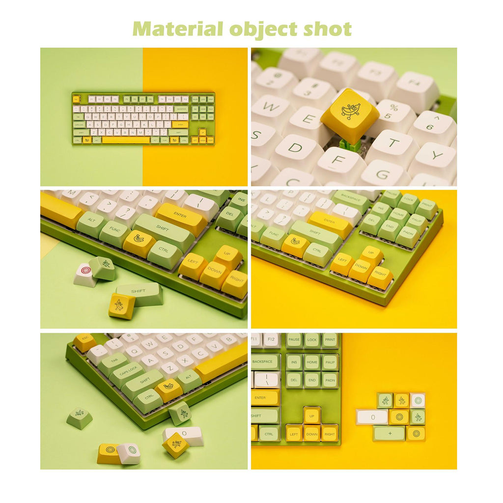 PBT Keycaps 135 Keys Kits Xda Profile Durable for Gaming Mechanical Ke ...