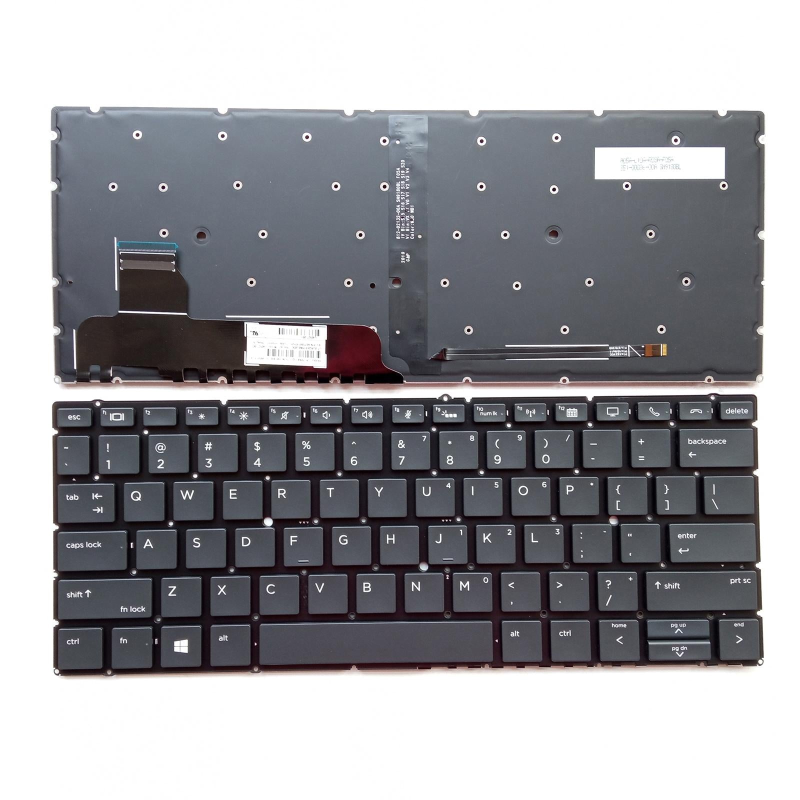 Laptop Keyboard with Backlit for HP Elitebook x360 830-G5 Replacement ...