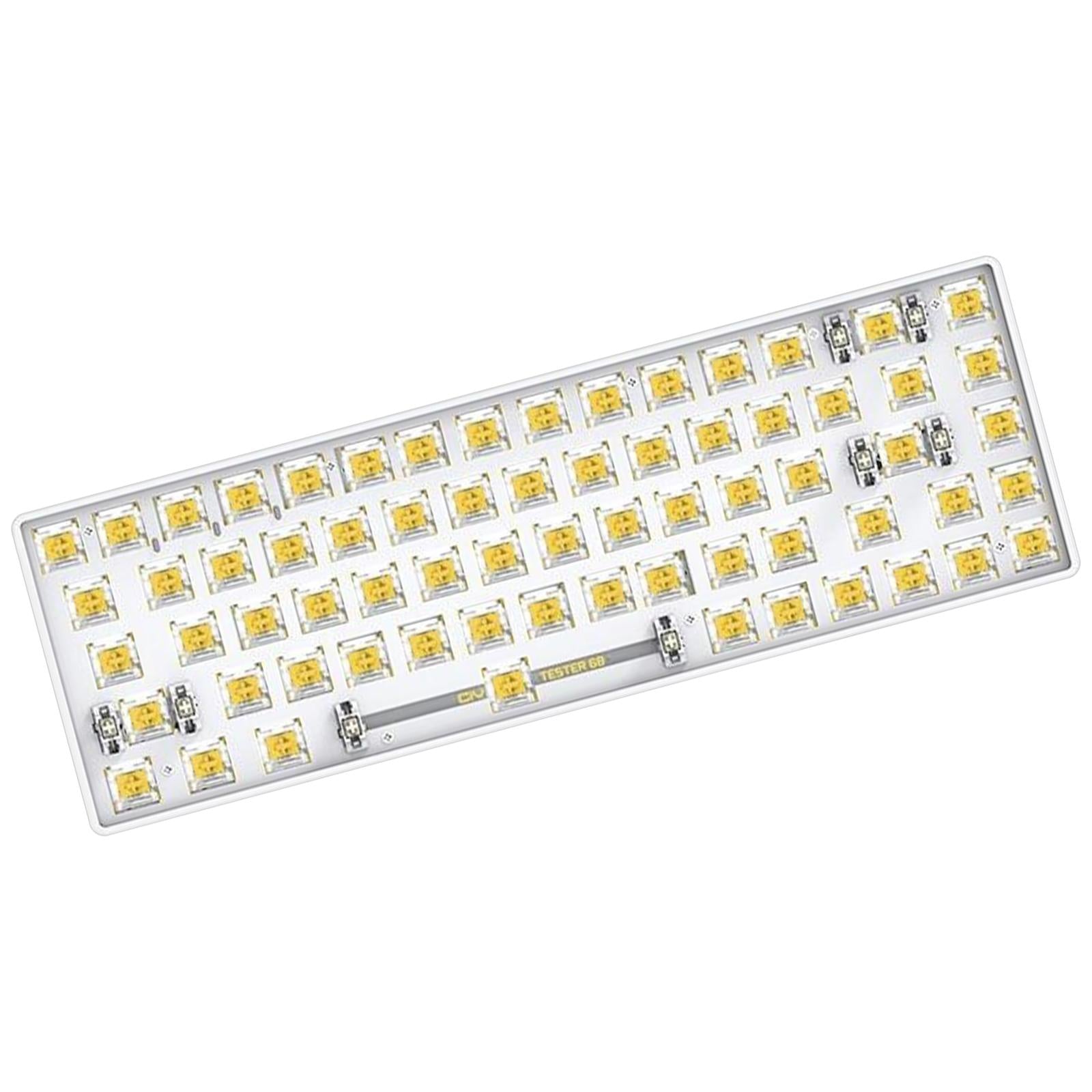 TESTER68 2-Mode Wireless BT5.0 and 2.4G Mechanical Keyboard Kit Option ...