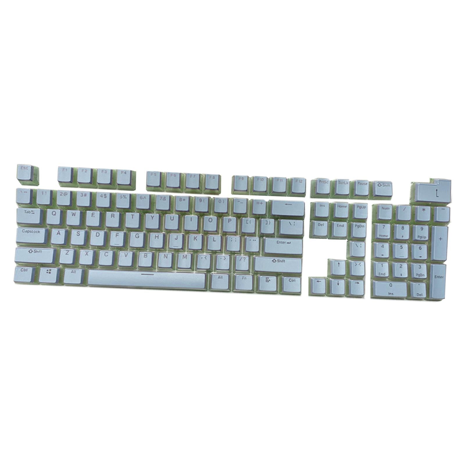 Gaming 108 Key Keycaps Kit Double Shot English PBT for Mechanical Keyb ...