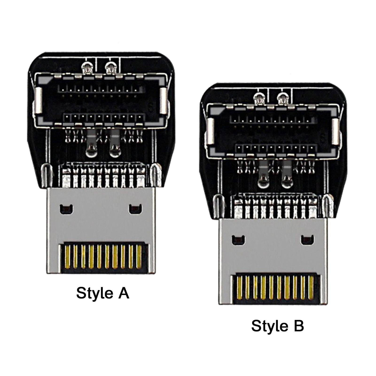 Type E USB 3.1 Front Panel Header for Computer Motherboard Style A ...