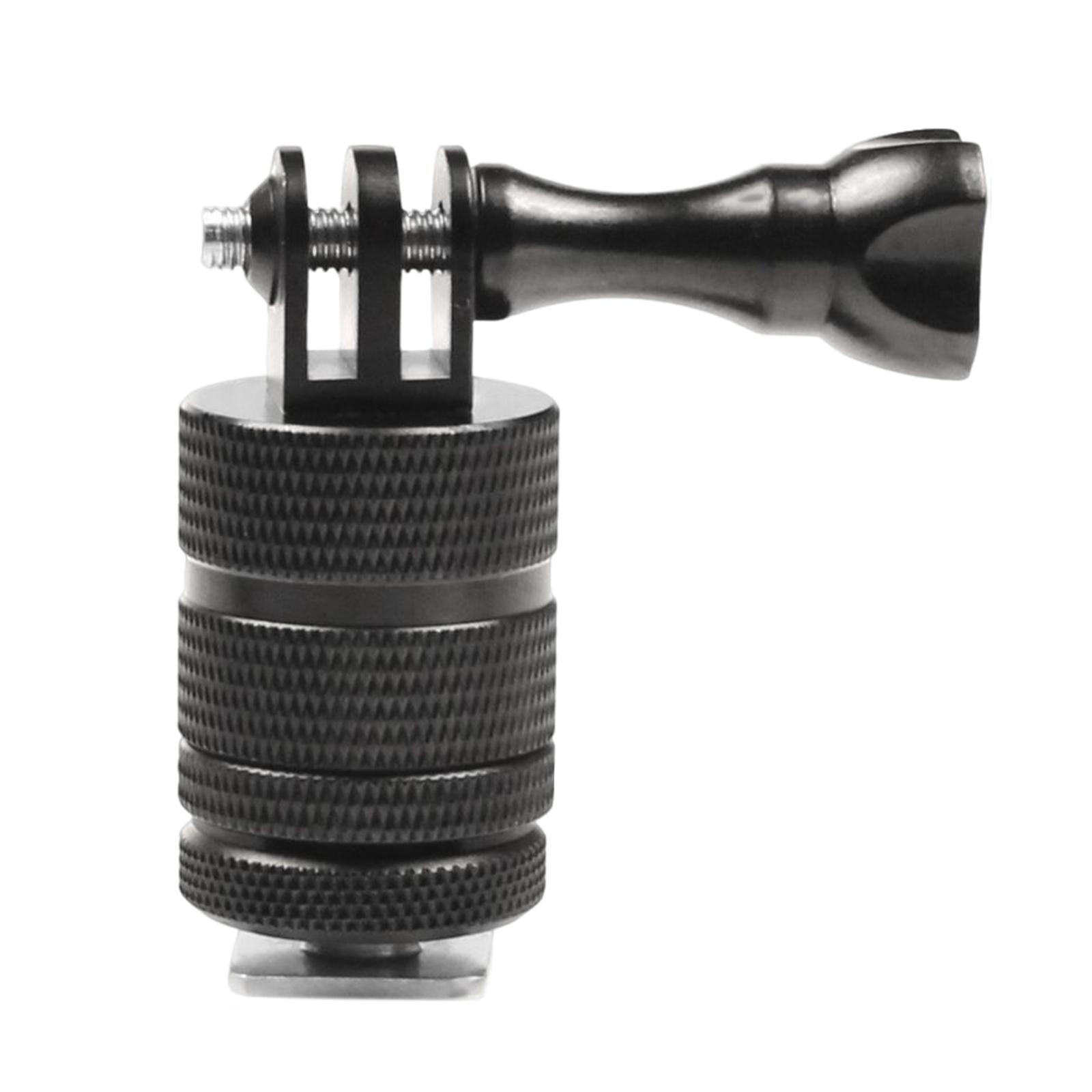 360 Degree Rotation Hot Shoe Mount Adapter Camera Mount for Action Cam ...