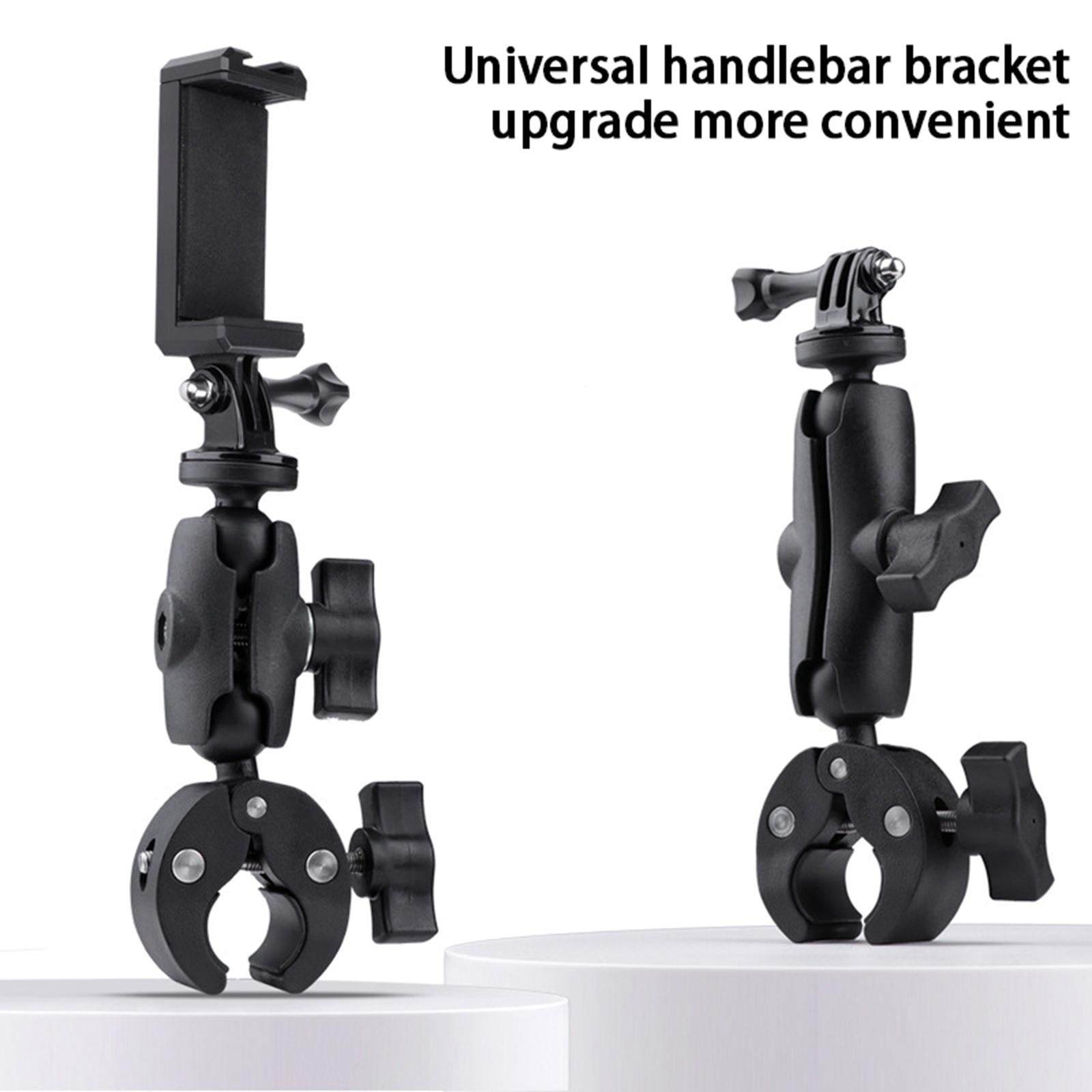 Motorcycle Handlebar Camera Mount 1/4 360 Degree Rotary Standard Big C ...