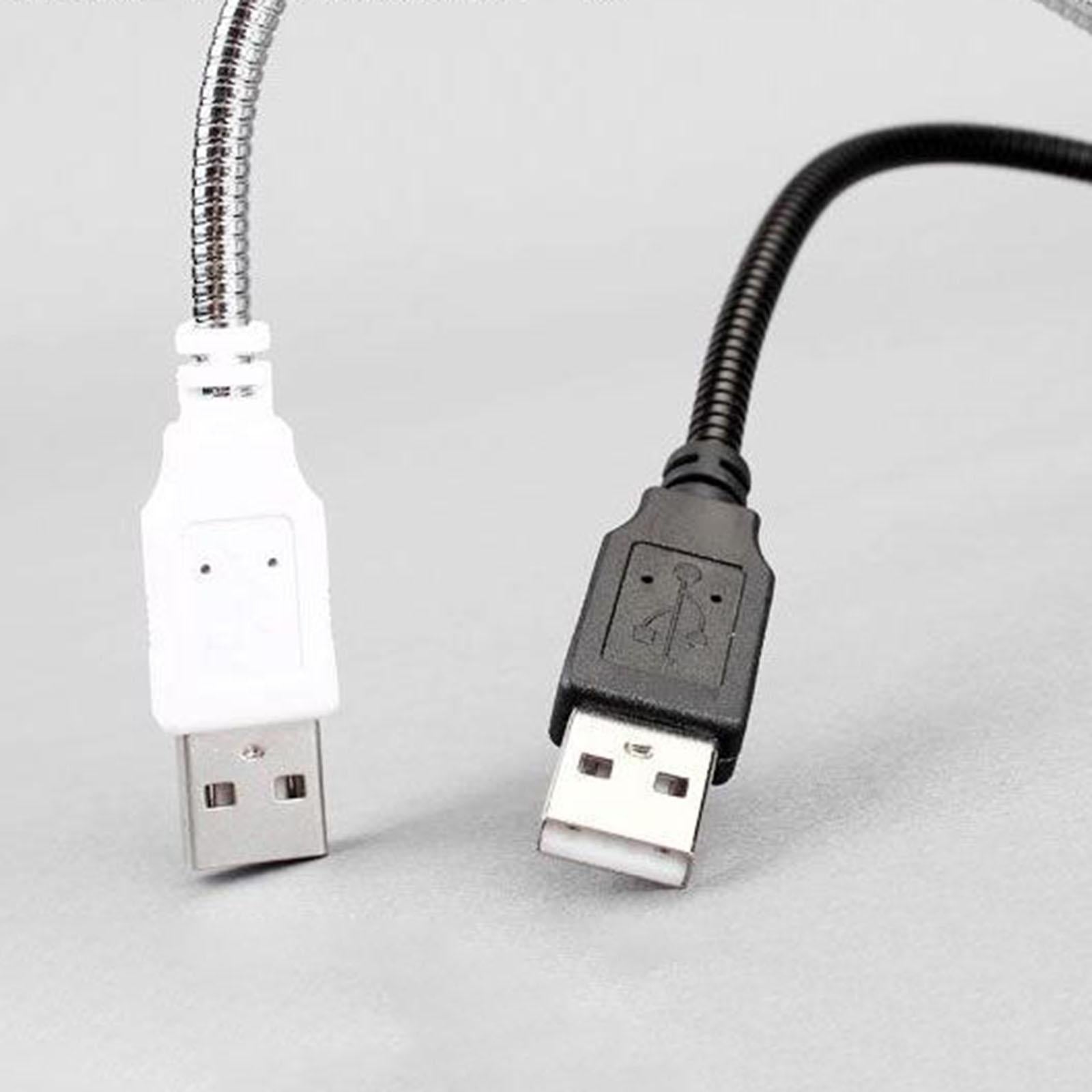 LED USB Circular Light Flexible Gooseneck Reading Lamp, Adjustable Ang ...