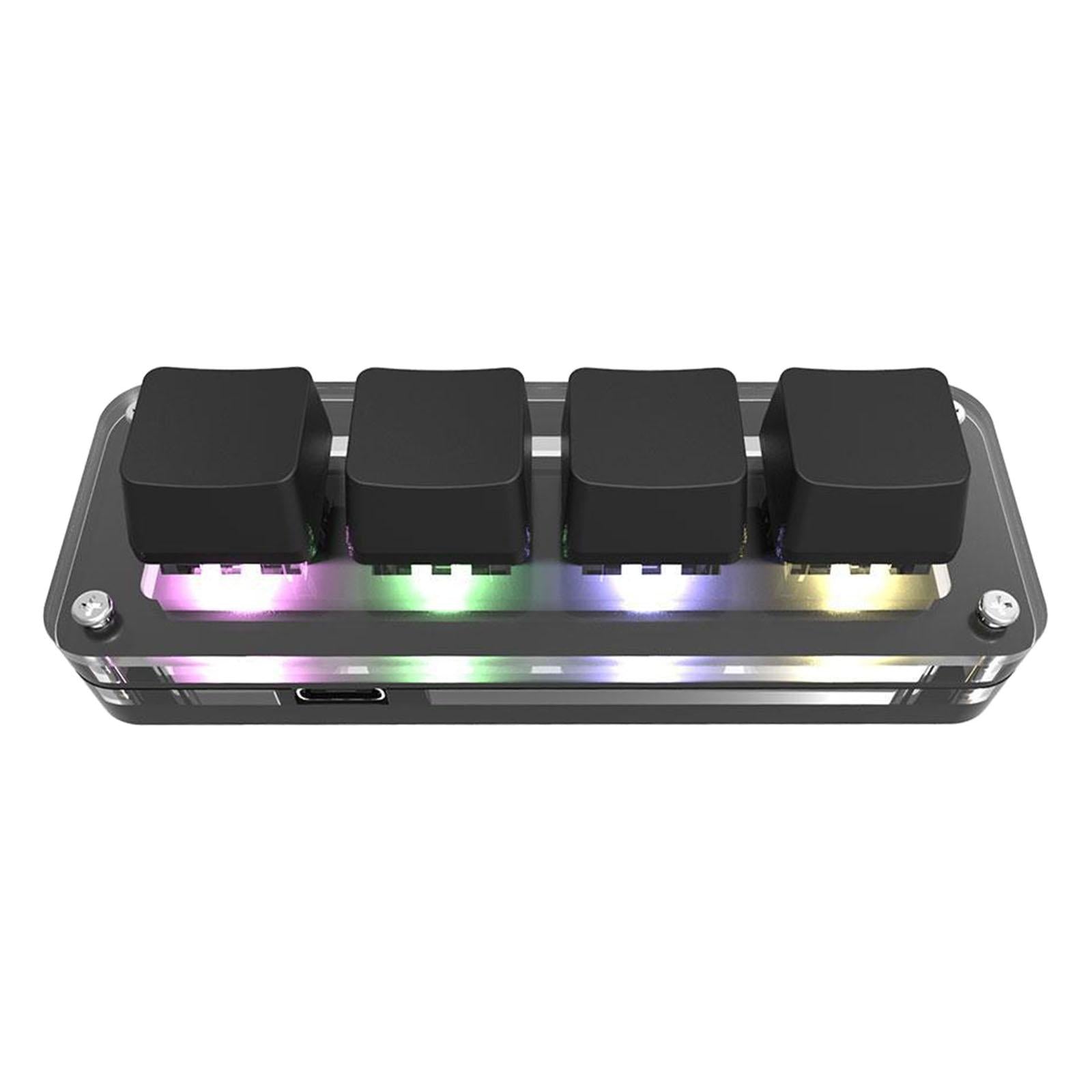 Keyboard Mini Programmable Keys RGB Portable Mechanical for Drawing ...