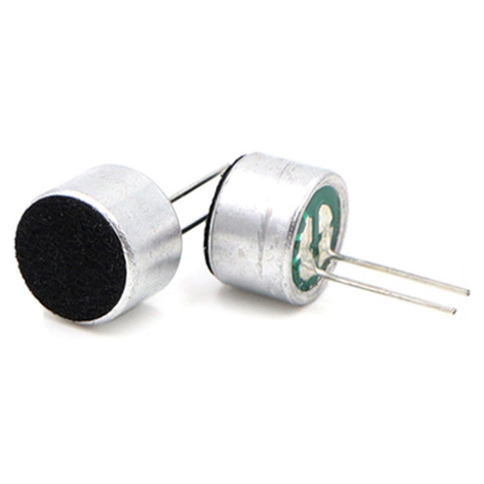 Aluminum Electret Microphone Mini Electret Microphone Condenser Pickup ...