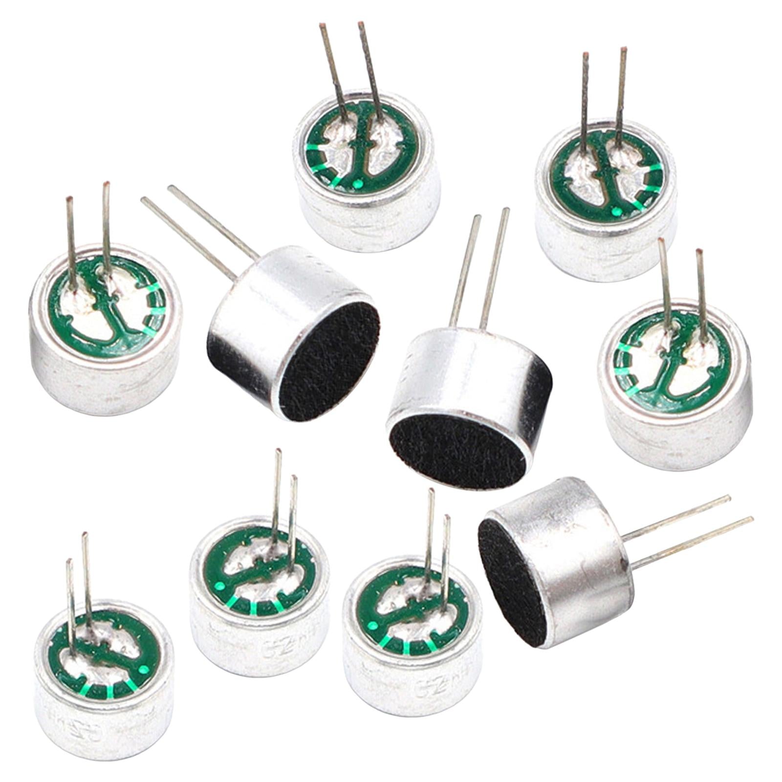 Aluminum Electret Microphone Mini Electret Microphone Condenser Pickup ...
