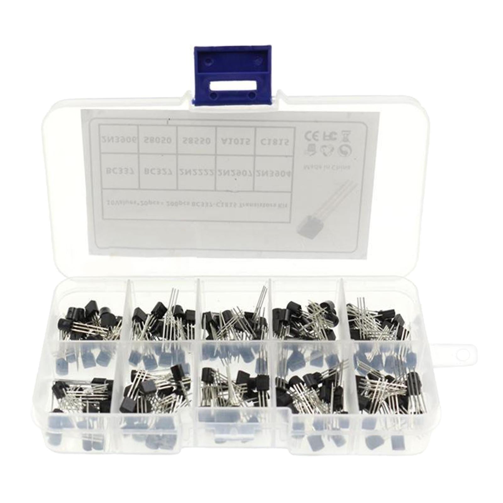 Lot200 NPN PNP Power General Purpose Transistor Assortment in Storage ...