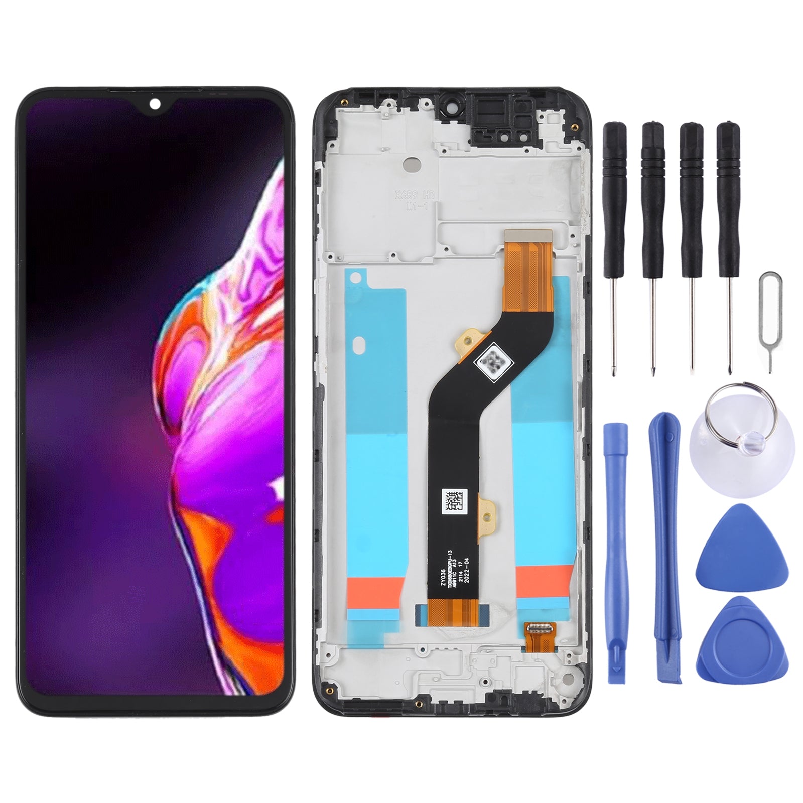 OEM LCD Screen For infinix Hot 10T X689C Digitizer Full Assembly with ...