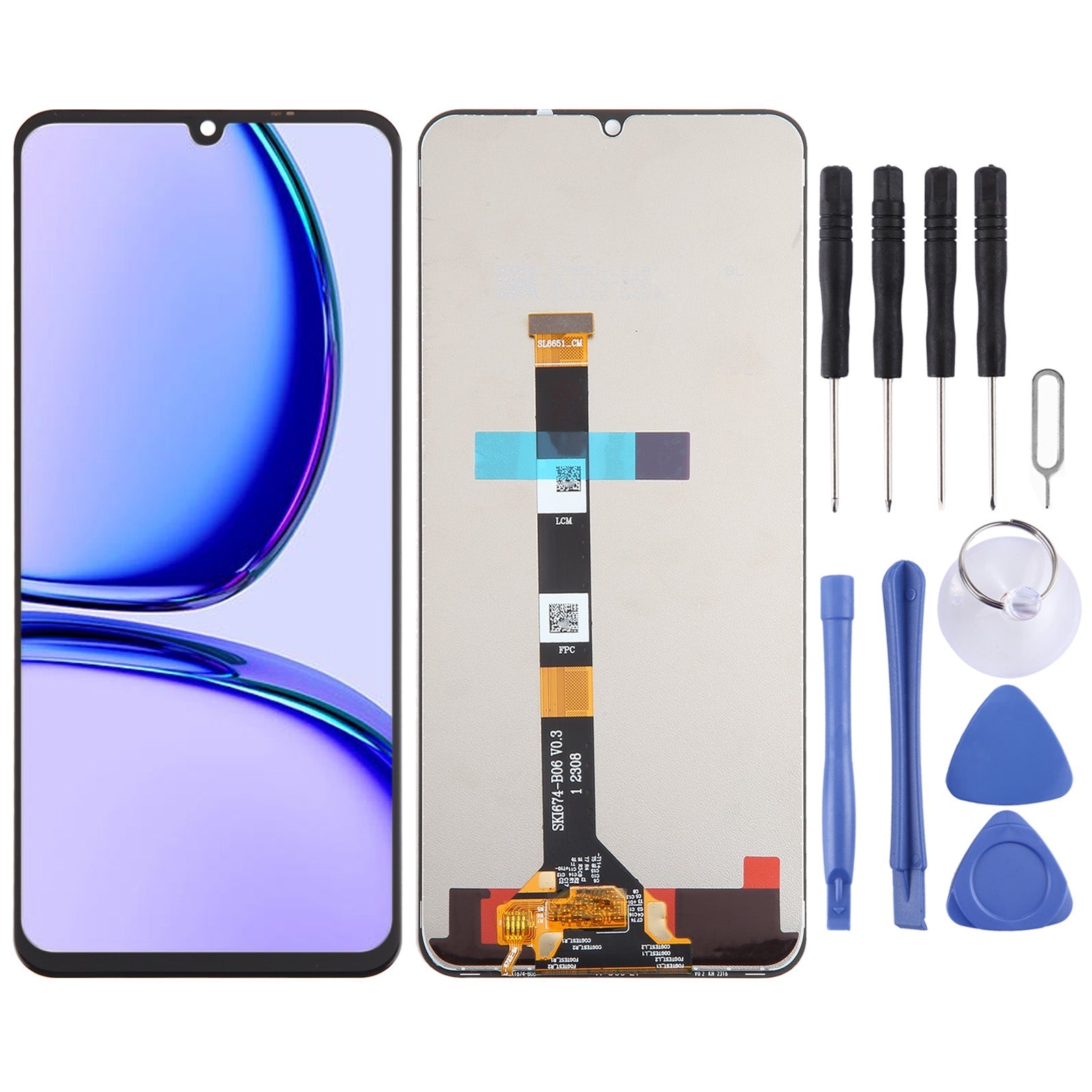 For Realme C53 OEM LCD Screen With Digitizer Full Assembly– UNIQKART
