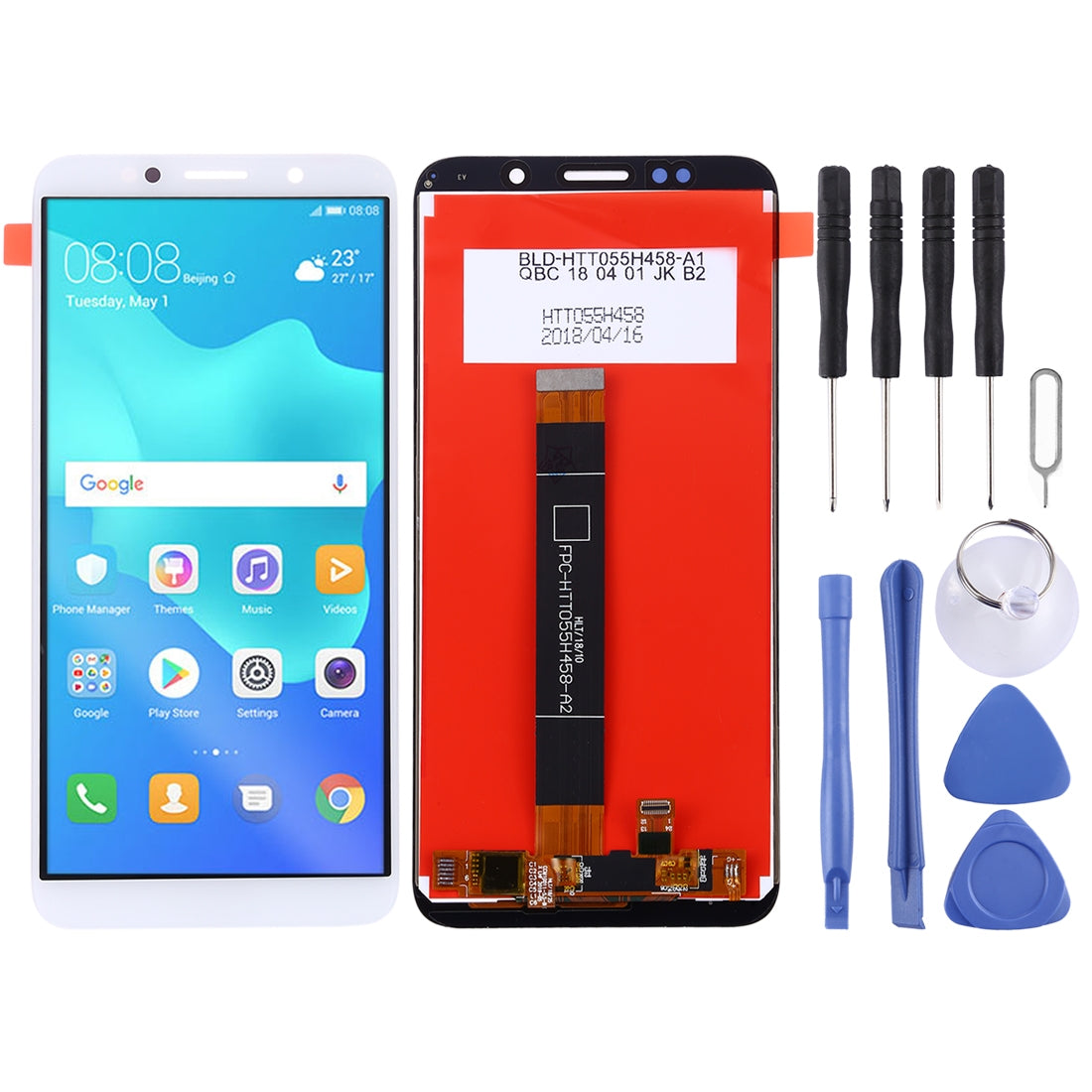 OEM LCD Screen for Huawei Y5 Prime (2018) with Digitizer Full Assembly ...