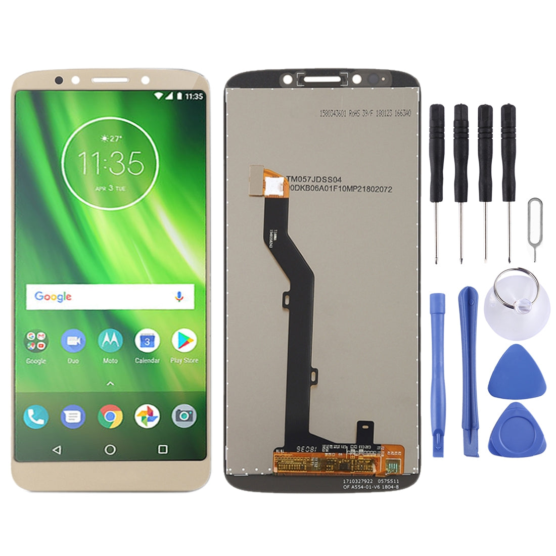 TFT LCD Screen for Motorola Moto G6 Play with Digitizer Full Assembly ...