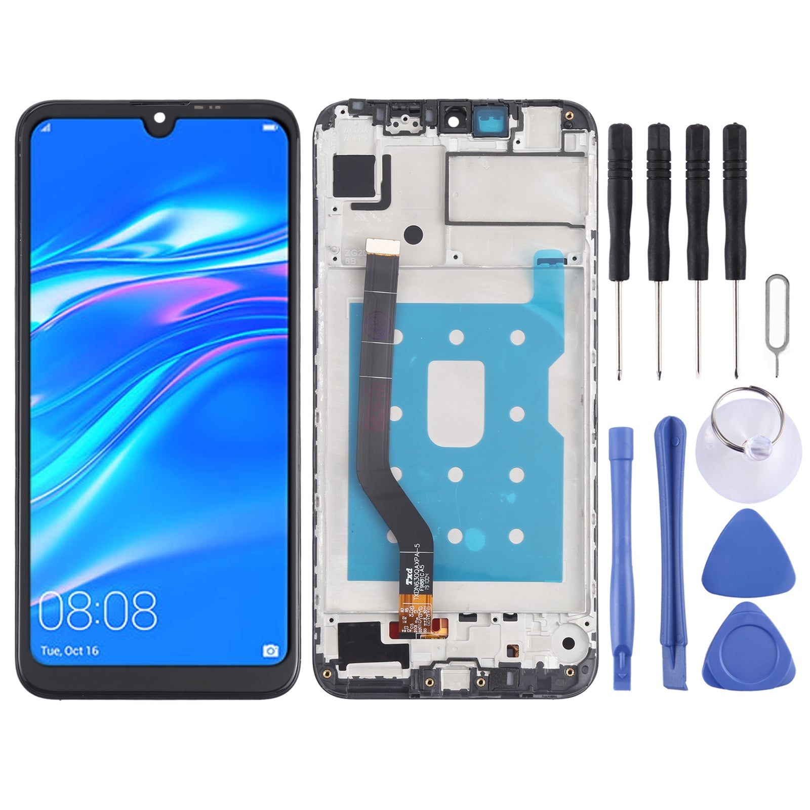 OEM LCD Screen for Huawei Y7 (2019)(Low Version) Digitizer Full Assemb ...