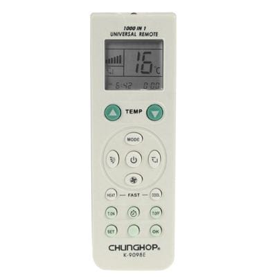 Chunghop Universal A/C Remote Control (White)– UNIQKART