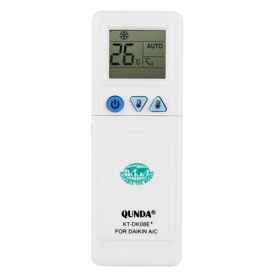 QUNDA KT-DK08E Universal A/C Air-Conditioner Remote Controller with LC ...
