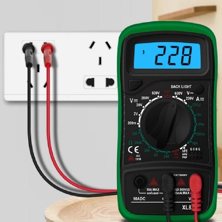 XL830L Portable Handheld Digital Multimeter Current and Voltage Test M ...