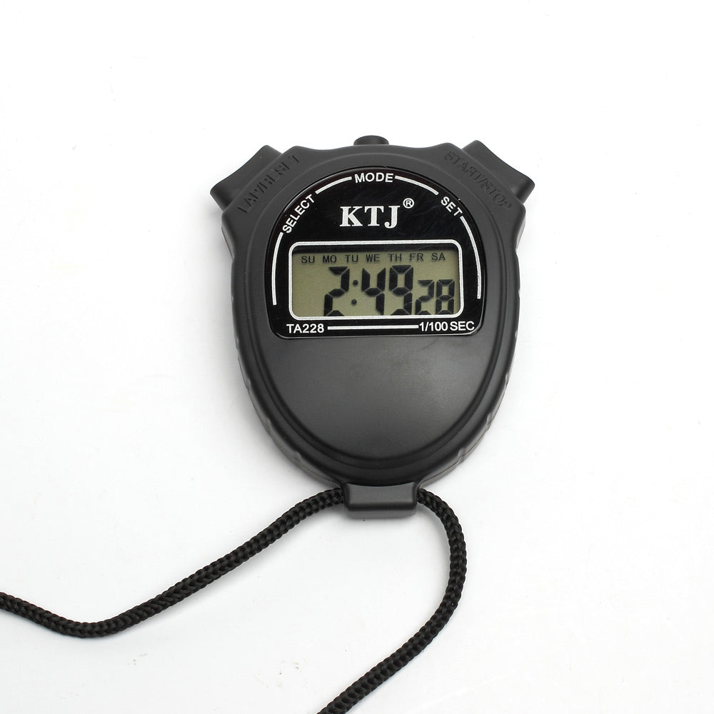 KTJ TA228 Professional Handheld Sports Watch Electronic Digital Stopwa ...