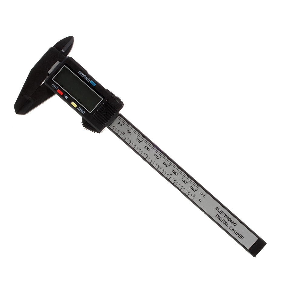 6-inch 150mm Plastic Electronic Digital Vernier Caliper with LCD Displ ...