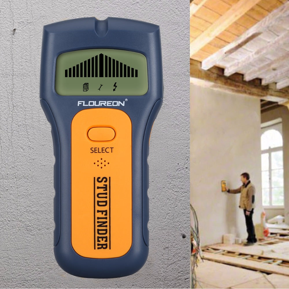 TS79 Handheld 3 in 1 Stud Finder Wire Metal Wood Detector Wall Scanner ...