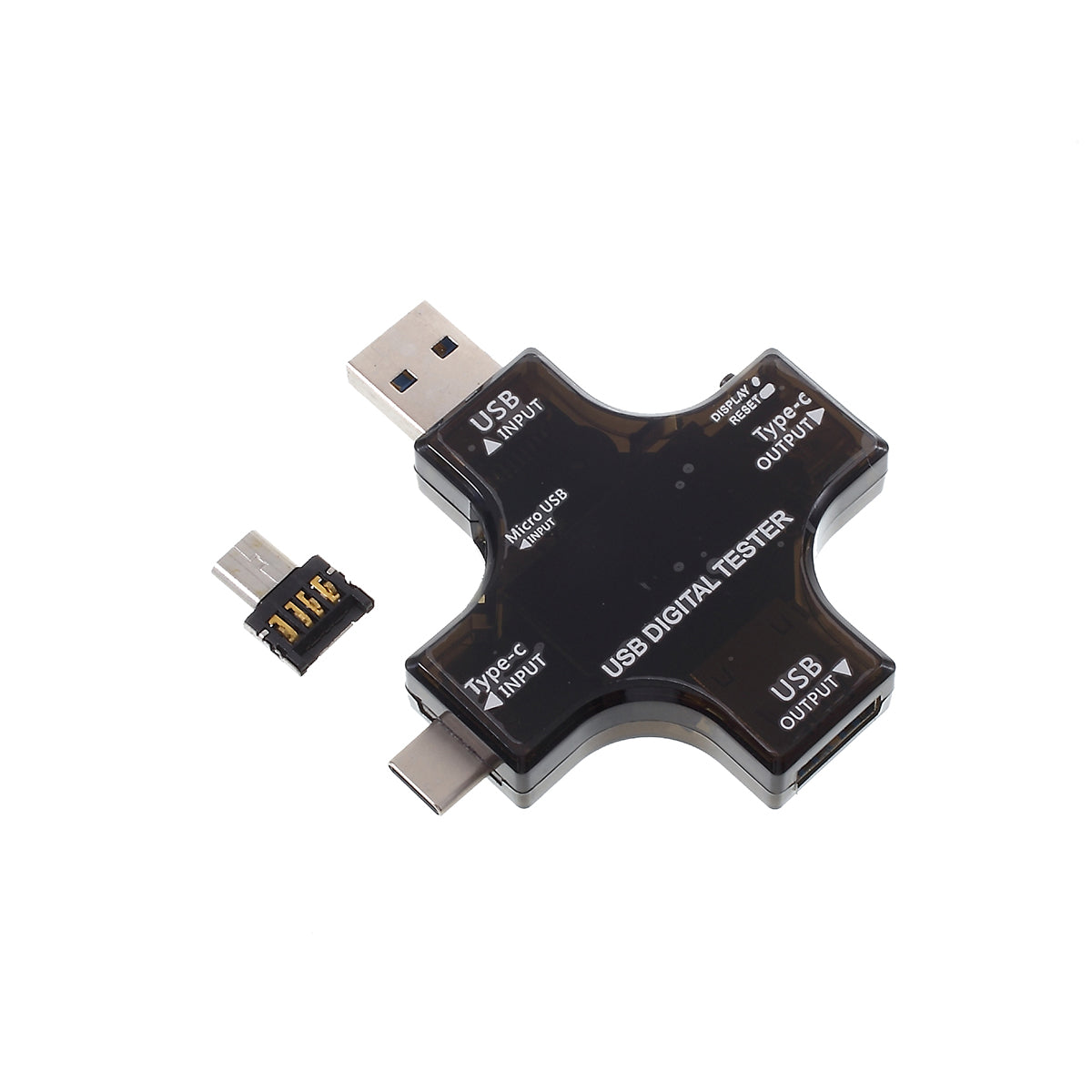 2-in-1 Multifunctional Type-C USB Safety Tester PD Power Tester Voltme ...