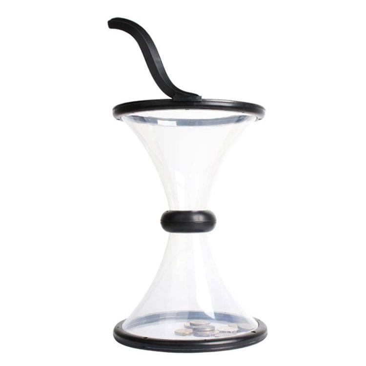 Vortex Bank Decompression Transparent Funnel Gravity Rotating Coin Sto ...