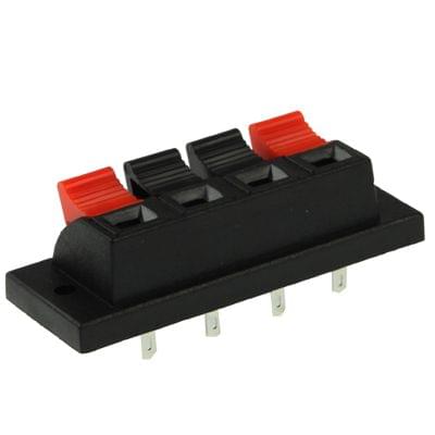4 Position Push Type Speaker Terminal Connector (Small Size) – UNIQKART