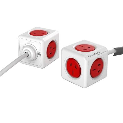 PowerCube 10A Universal Wall Adapter Power Socket with 5 US / AU Socke ...