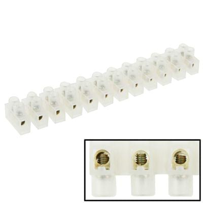 380V 10A 12 Position Plastic Terminal Block Connectors, Wire section ...