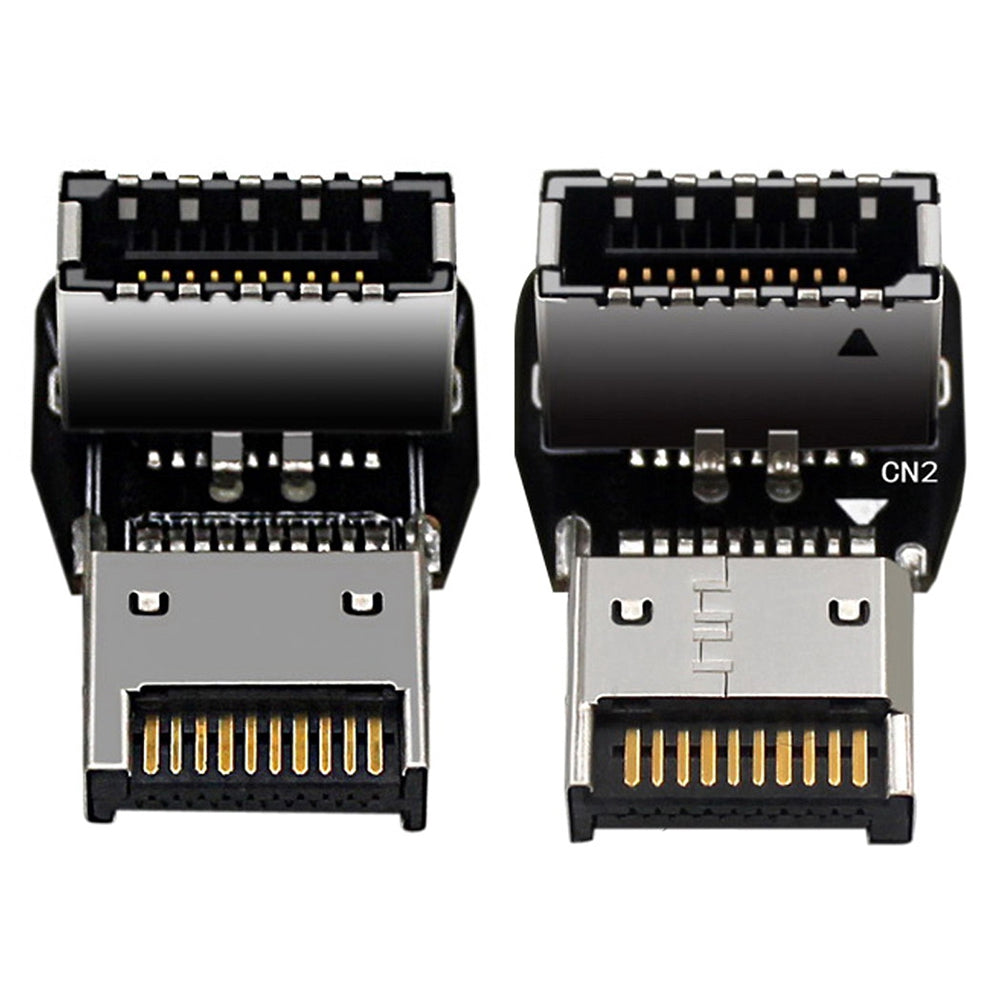UC-029 2Pcs USB 3.1 Front Panel Header Male to Female Type-E Motherboa ...