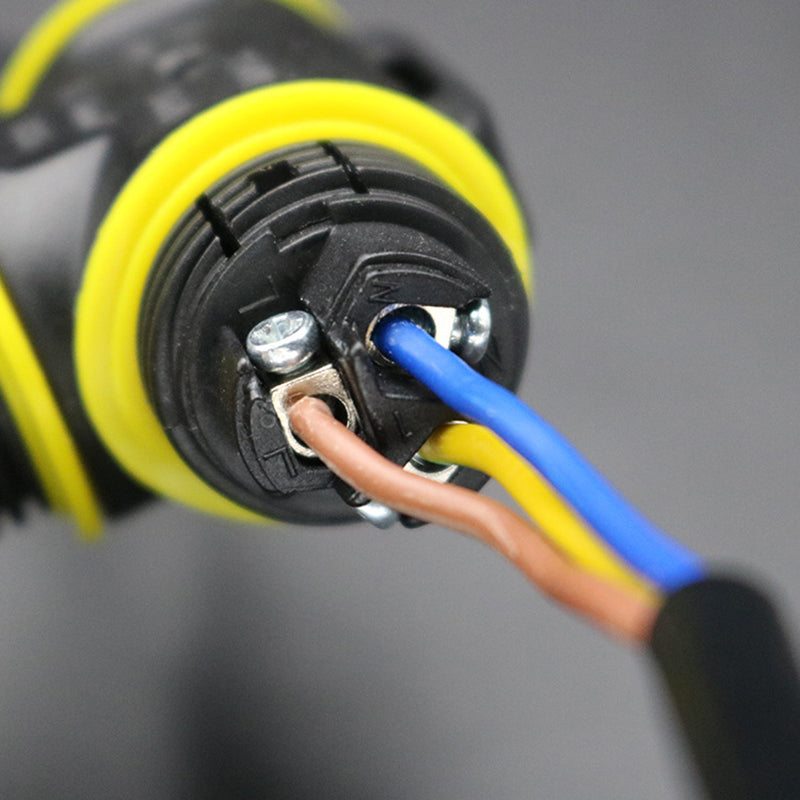 XYT21 IP68 Waterproof 3 Cores T-type Cable Connector Outdoor Wire Ligh ...