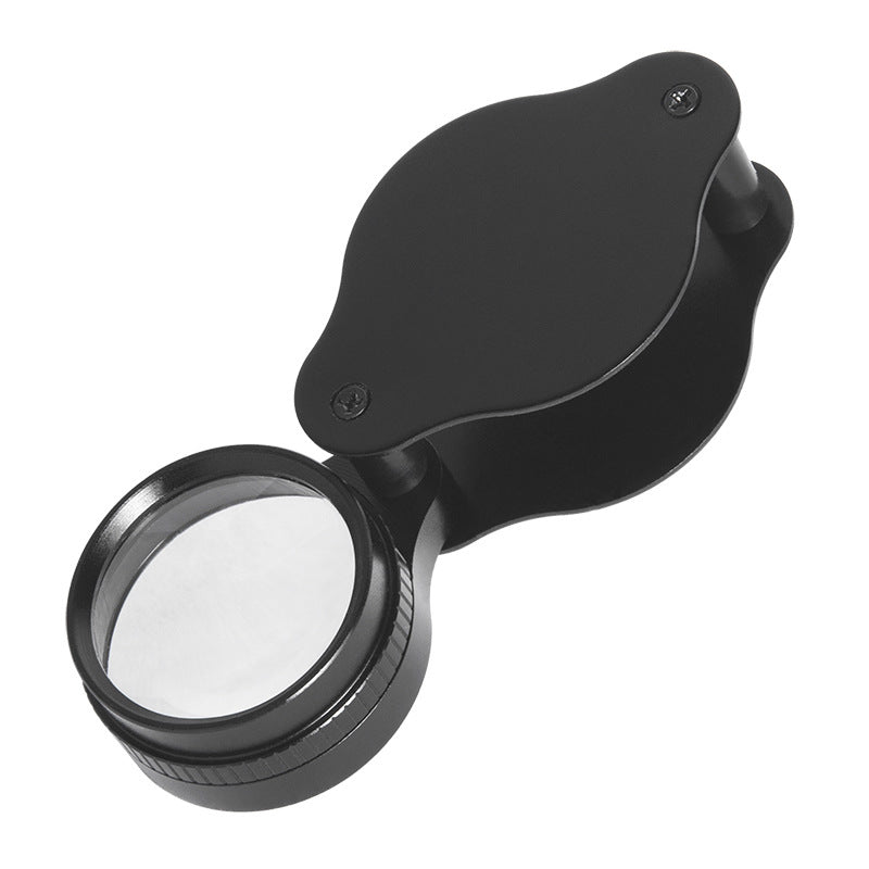 30mm Loupe Optical Glass Lens 30X Magnifier Jewelry Identification Fol ...