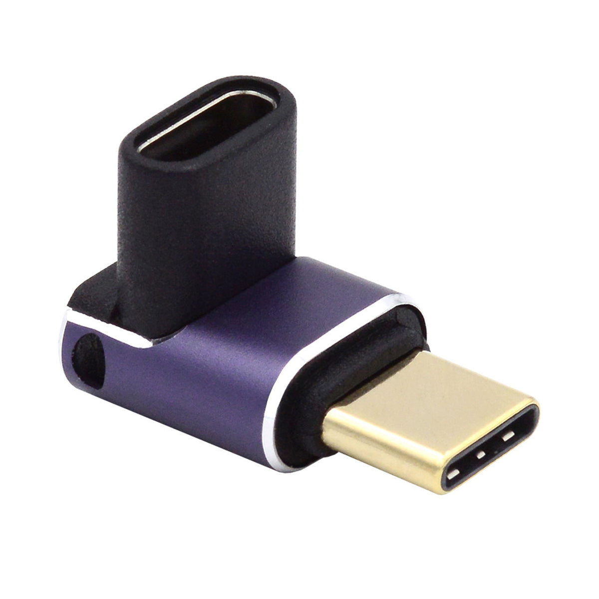 Up and Down Angle Type-C Female to Male Mini Adapter Support 240W Char ...
